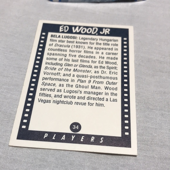 Ed Wood Jr | Other | Rare Ed Wood Jr Players 36 Trading Cards 2nd ...